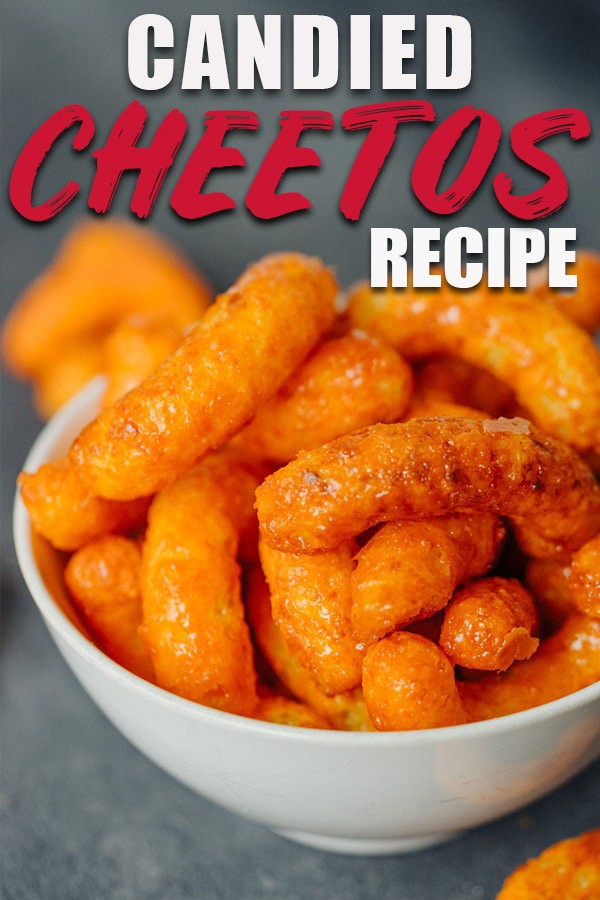Candied Caramel Cheetos Puffs-- The ultimate sweet and salty snack!