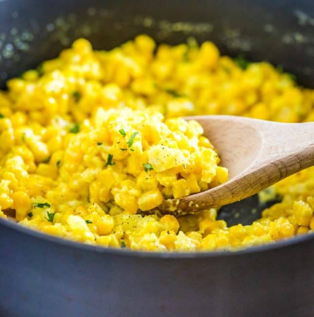 Homemade Creamed Corn Recipe From Scratch | Heather Likes Food